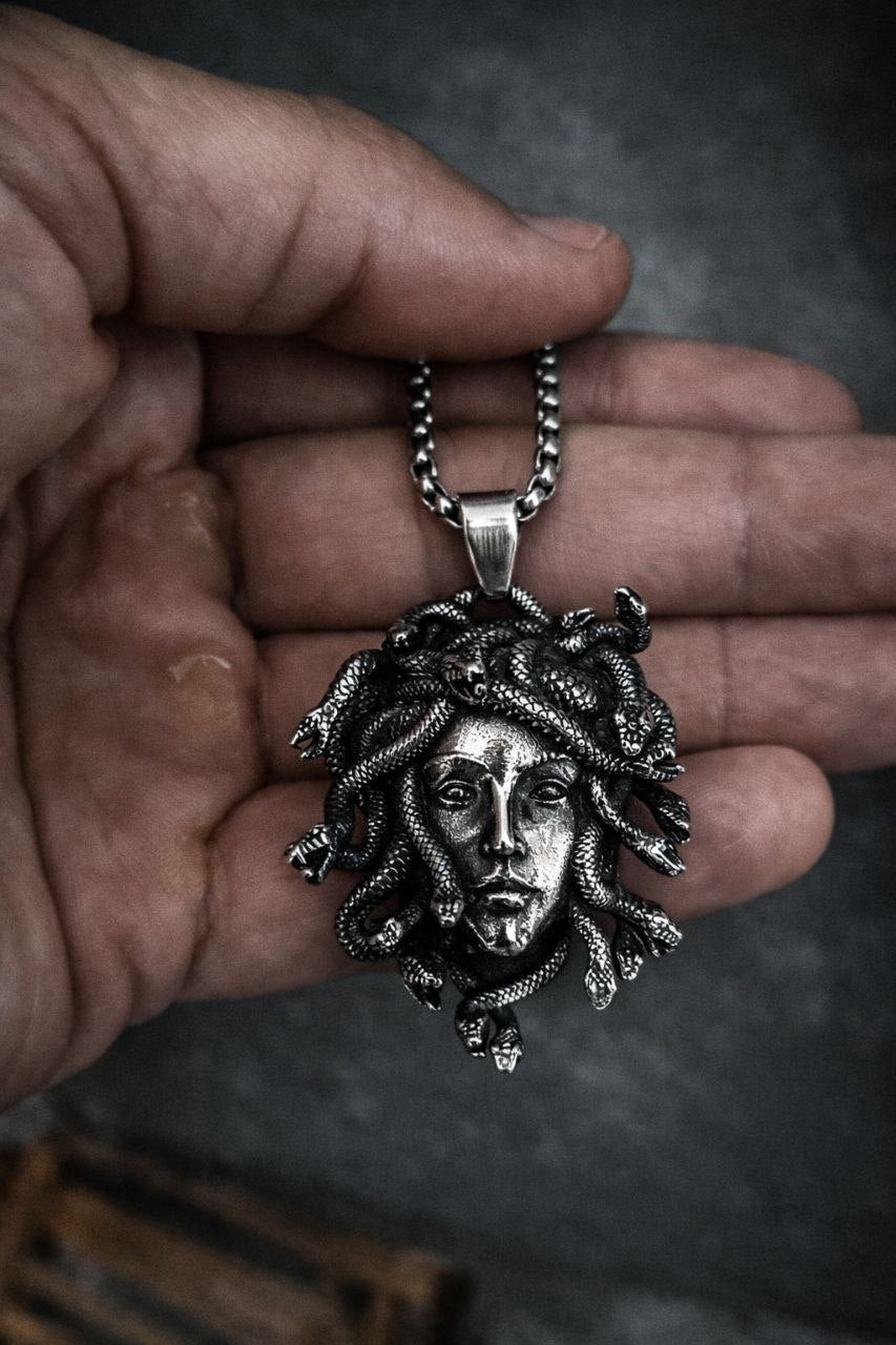 Colar Medusa - Aço Inoxidável – Mens Glory